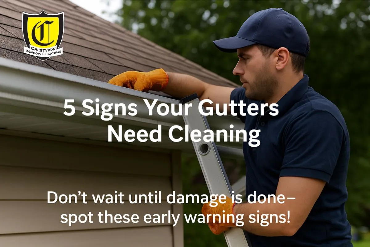 5 Signs Your Gutters Need Cleaning To Protect Your Home